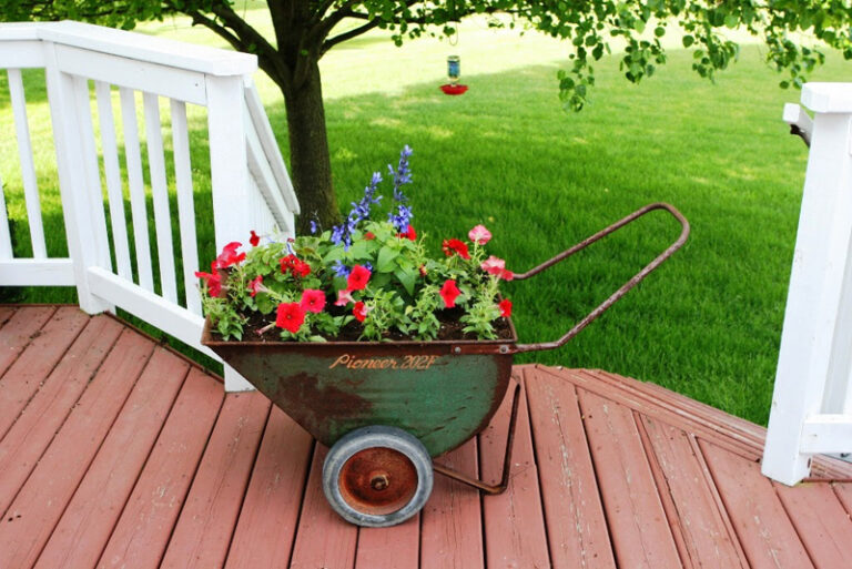 33 Wheelbarrow Planter Ideas for Your Garden - Garden Lovers Club