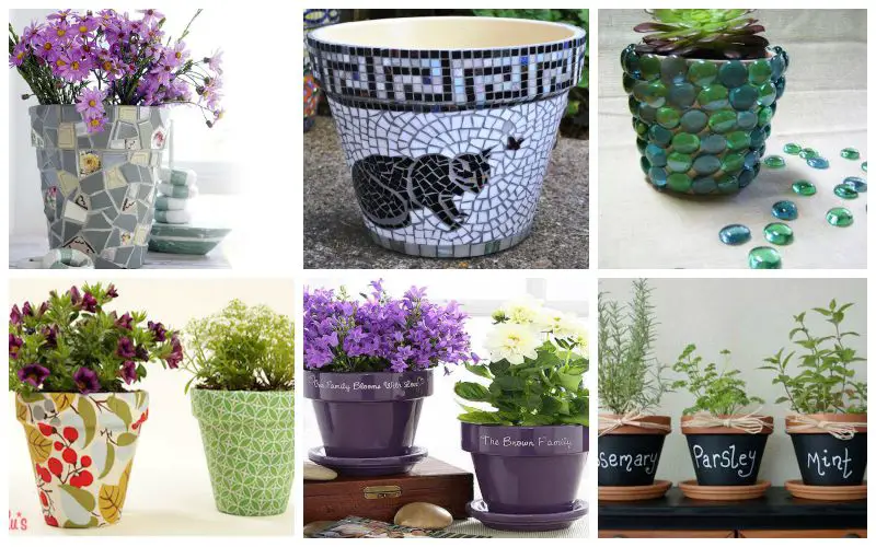 15 Of Our Favorite Flower Pot Decoration Ideas - Garden Lovers Club